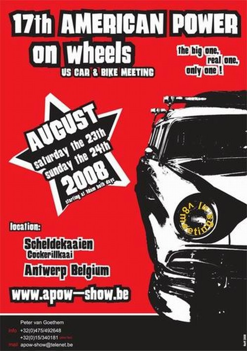 APOW- American Power on Wheels | Samstag, 23. August 2008 | Scheldekai ...