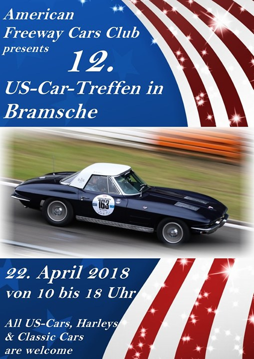 12.US Car Treffen des American Freeway Cars Club | Sonntag, 22. April ...