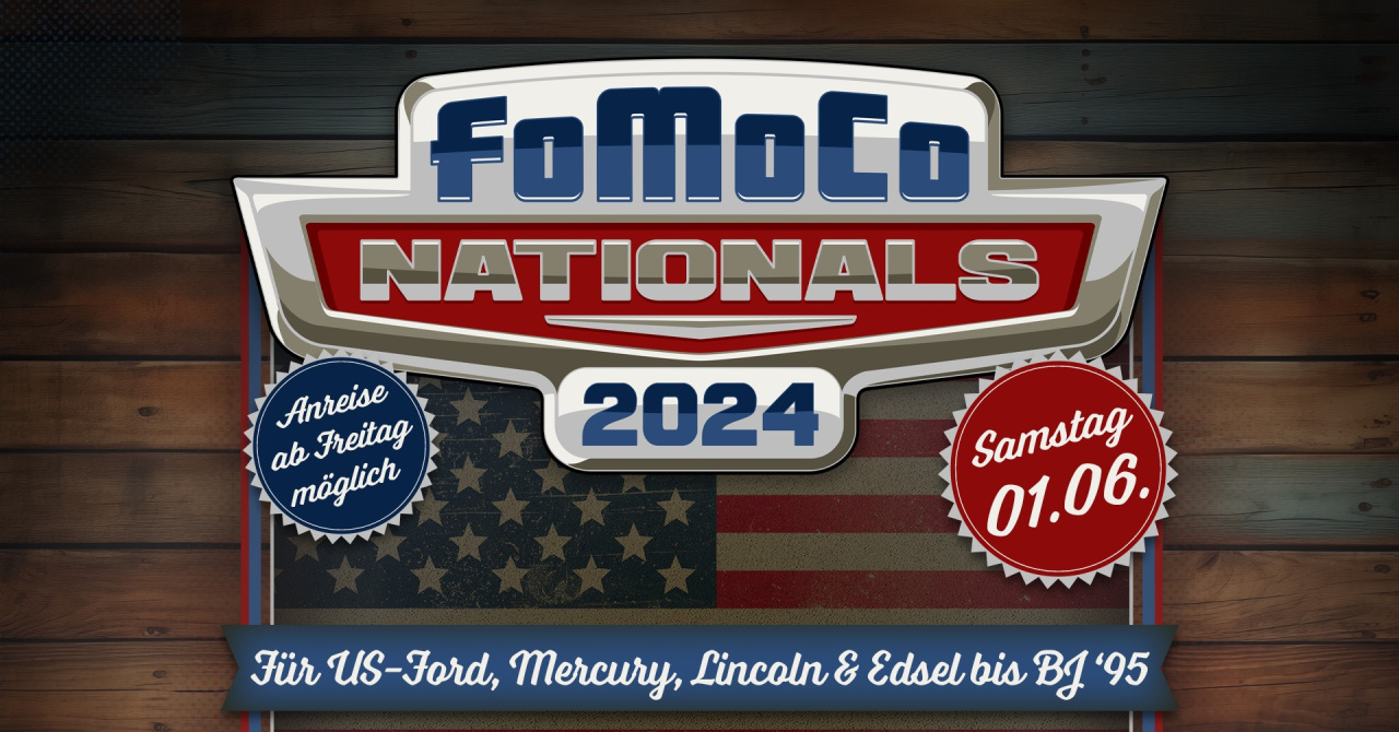 FoMoCo Nationals | Samstag, 1. Juni 2024 | Hollager Mühle // Wallenhorst | Termin - AmeriCar ...