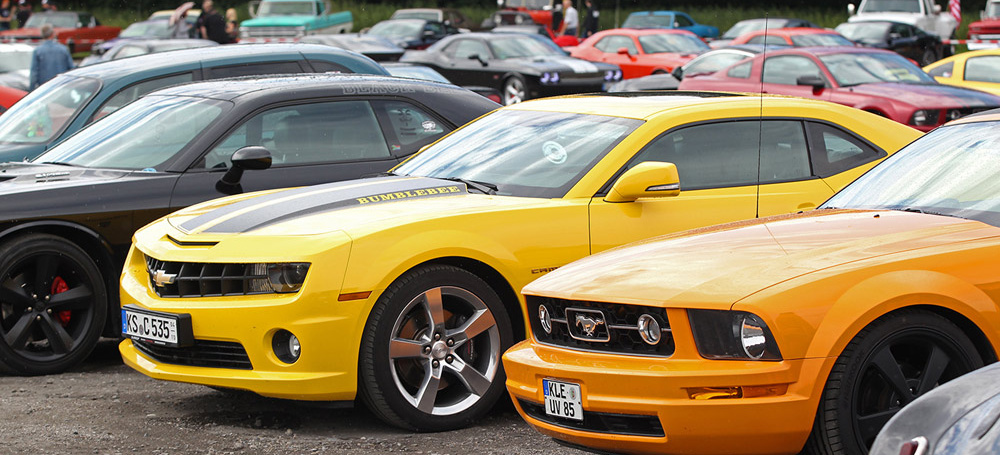 16. Juli, Recklinghausen: Modern Muscle Car Meet @ CHROM & FLAMMEN SHOW ...