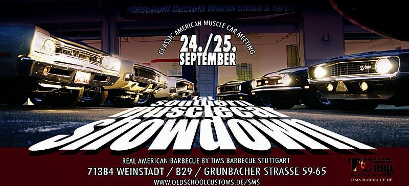 24./25. September: 1st Southern Musclecar Showdown, Weinstadt ...