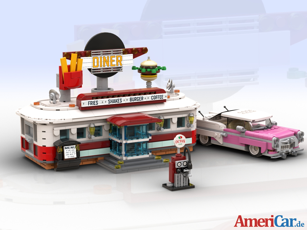 Neu von LEGO:: 1950s Diner Bausteine Set - News - AmeriCar - Das Online ...