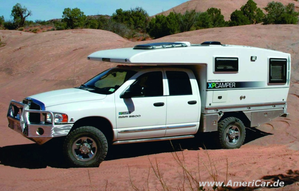 Flexibel Unterwegs der XP Camper: Absetzbare Wohn-Kabinen für Pick Ups ...