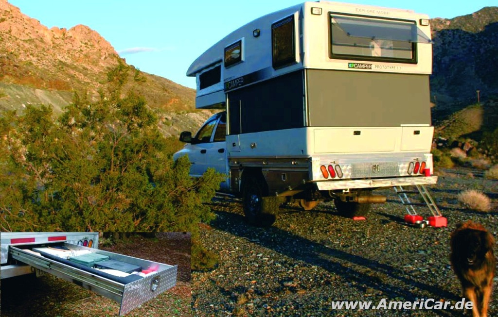 Flexibel Unterwegs der XP Camper: Absetzbare Wohn-Kabinen für Pick Ups ...