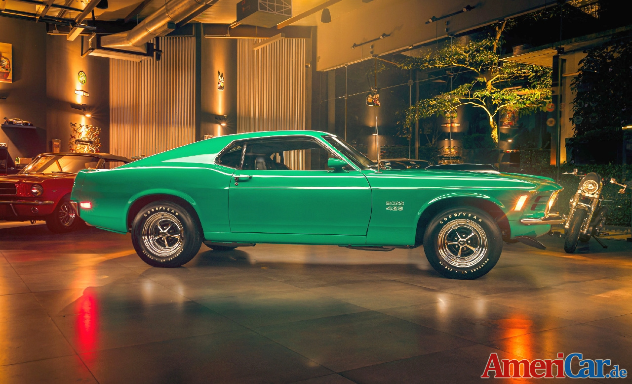 1970er Ford Mustang Boss 429: Grabber Green 1/52 - Auto des Monats ...
