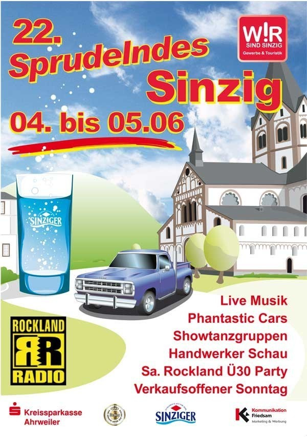 4./5.Juni: Sprudelndes Sinzig in Sinzig: Stadtfest mit Autotreffen - News - AmeriCar - Das ...